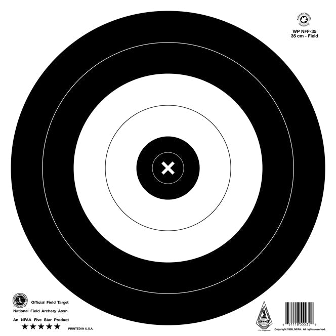 Maple Leaf Official NFAA Field 35cm, Waterproof Target Face (NFF-35 WP ...