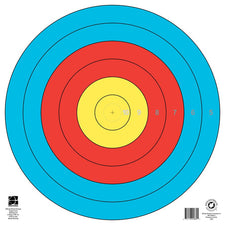 Maple Leaf Official World Archery 80cm, 6 Ring, Target Face (TA-6X80C ...